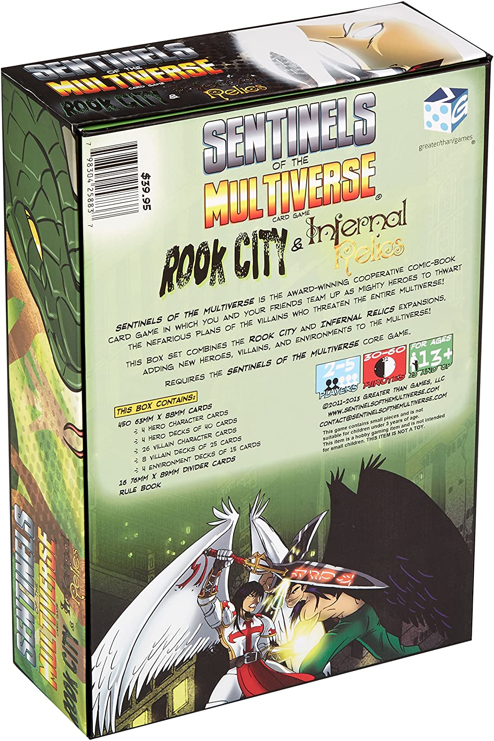 Sentinels of the Multiverse Rook City and Infernal Relics Expansion ...