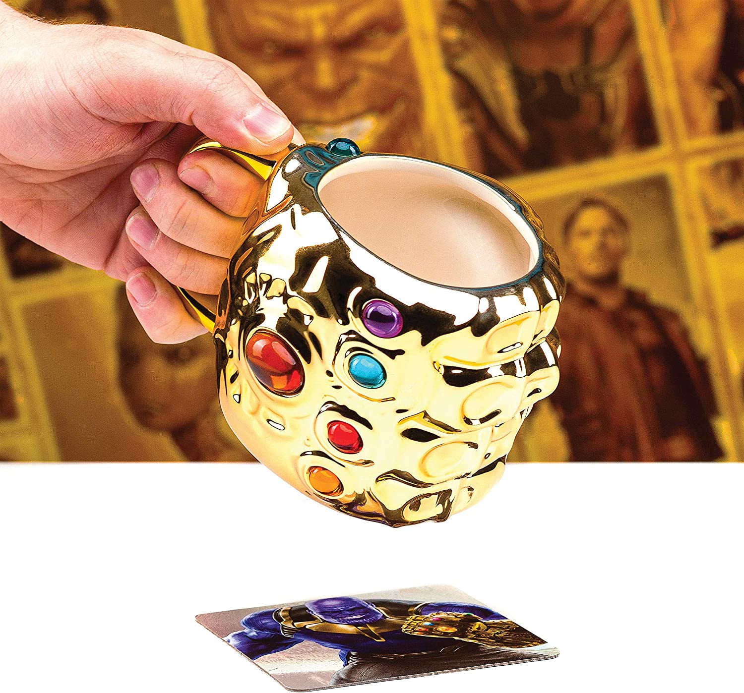 Paladone Avengers Infinity Gauntlet Mug – Ceramic Coffee Mug ...