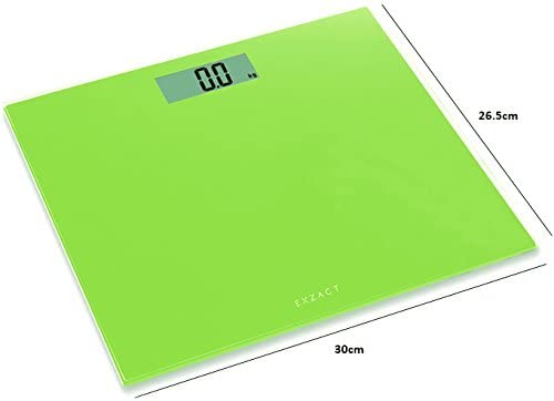 EXZACT Digital Bathroom Scale/Electronic Weighing Scale – Ultra Slim 1. ...