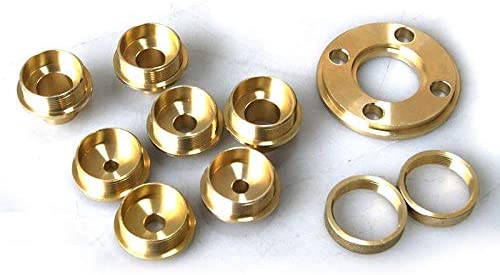 KATSU Tools Brass Router Guide Bush Bushing Set with Case – 10 Pieces ...