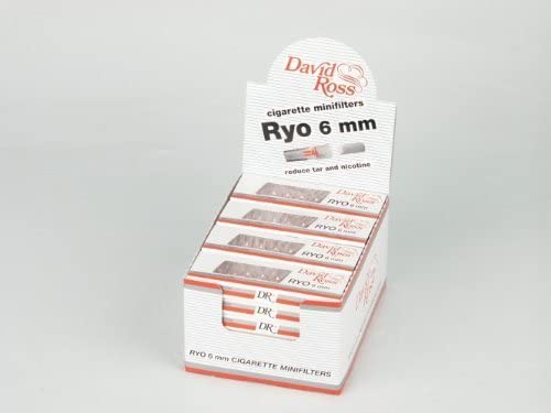 David Ross Ryo (Roll Your Own) Cigarette Mini Filters, Box of 24 ...