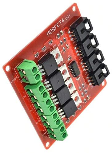 TECNOIOT 2pcs Four Channel 4 Route MOSFET Button IRF540 V4.0 + MOSFET ...
