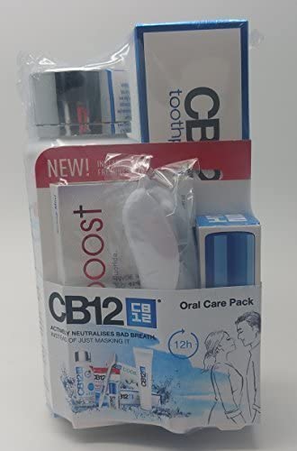 CB12 Oral Care Pack, 250ml White Mouthwash, 100ml Toothpaste, 10PC ...