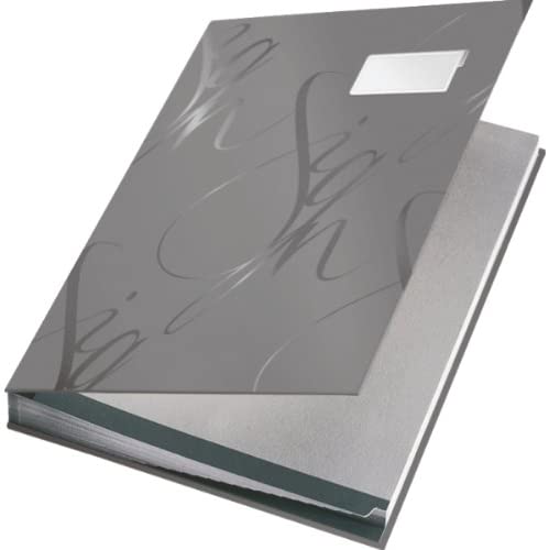 Leitz Design Signature Book with 18 Card Dividers, A4, Grey, 57450085 ...