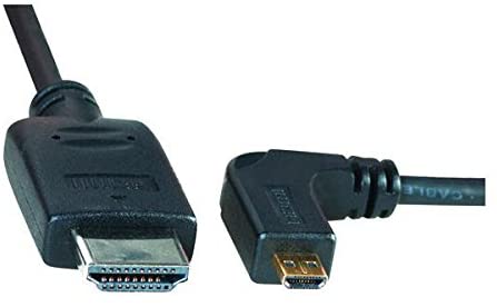 SYSTEM-S 90° Angle Micro HDMI to Standard HDMI Cable 1.5 m – BigaMart