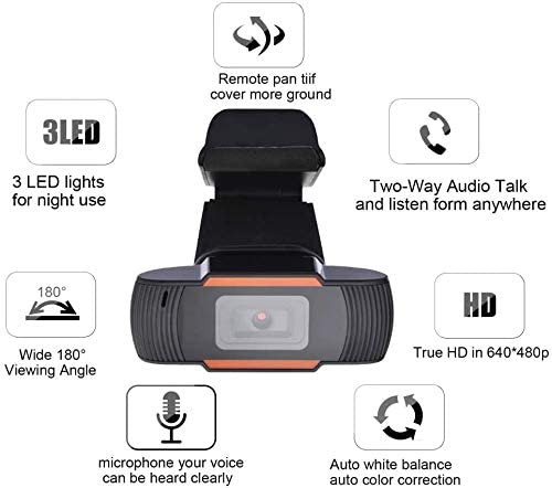 1080P Webcam, NETUM HD 12.0M Pixels 30fps, 180 Degrees Vertical Video ...