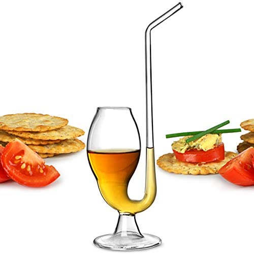 Brandy Pipe in Gift Box | Port Pipe, Port Sipper | Unique Brandy Glass ...