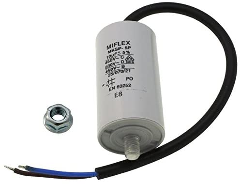 Starting capacitor motor capacitor 10μF 450V 35×65 mm line Miflex; 10uF ...