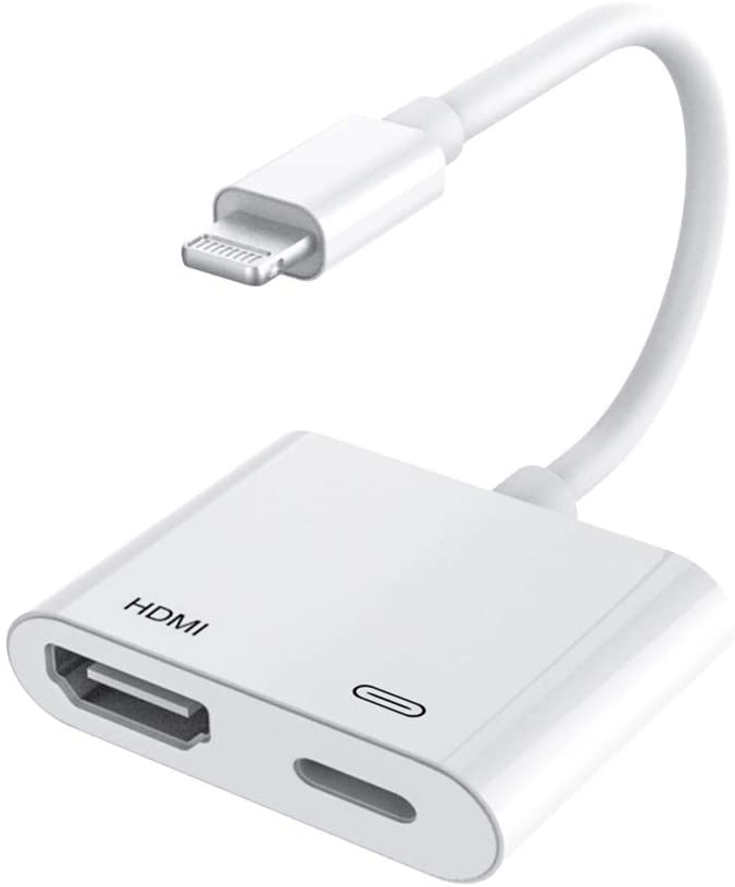 Lighting to HDMI Adapter,1080P Digital AV Adapter, Sync Screen HDMI ...