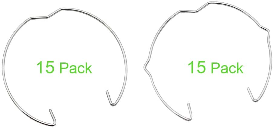 SPTwj 30 Pack MR11 Retaining Spring Rings Clasp Clips 35mm Diameter ...