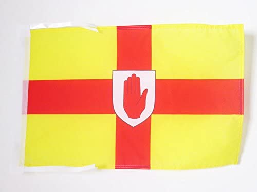 AZ FLAG Ulster Flag 18” x 12” cords – Ireland – Irish province of SMALL ...