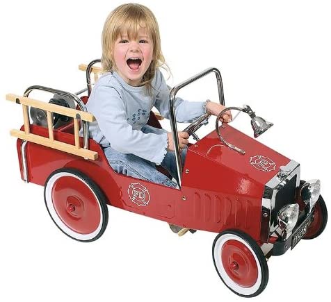 GoKi Metal Pedal Car Fire Engine – BigaMart