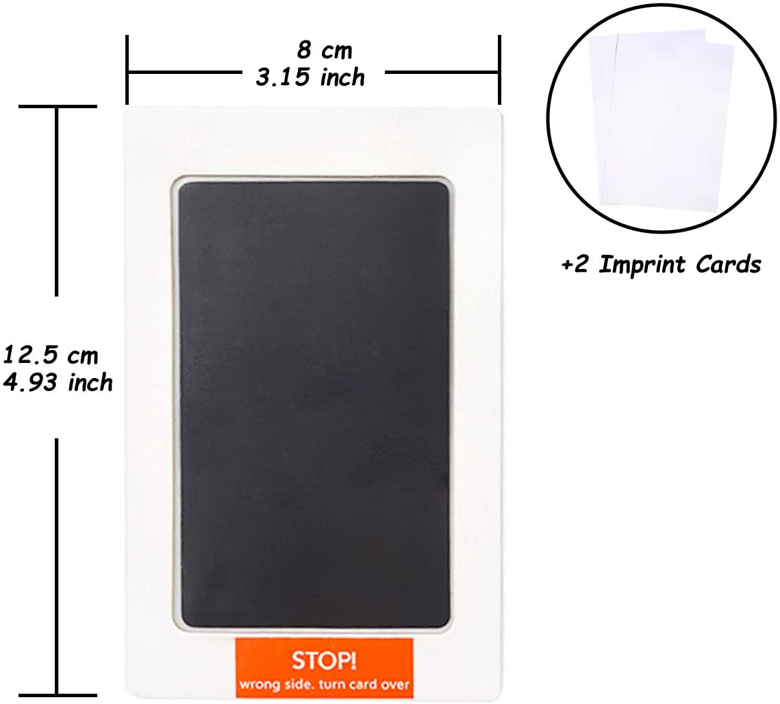 3 in 1 Large Safe Inkless“Clean-Touch”Handprint and Footprint Ink Pad ...