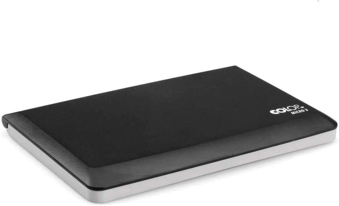 COLOP Micro 3 Dry Stamp Pad | 109709 | Uninked Rubber Stamp Pad ...