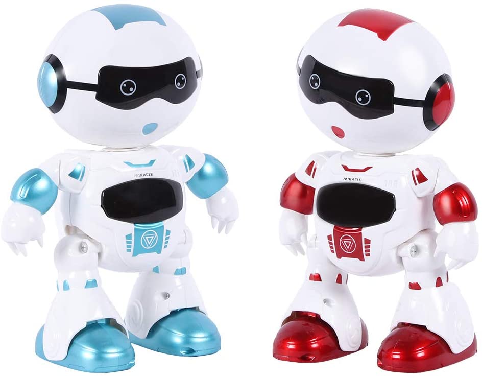 WISHTIME Remote Control Walking Robot Toy Intelligent Walking RC Space ...