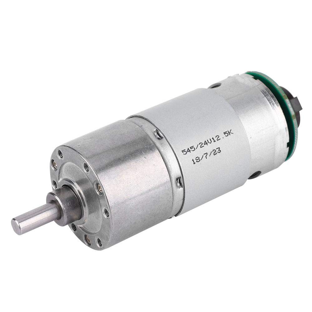 DC 12/24V 10-1500RPM Gear Motor Large Torsion Speed Reduction Geared ...