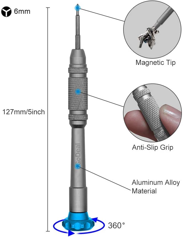 oGoDeal Y000 Screwdriver Triwing 0.6mm Tri-Point Screwdriver for iPhone ...