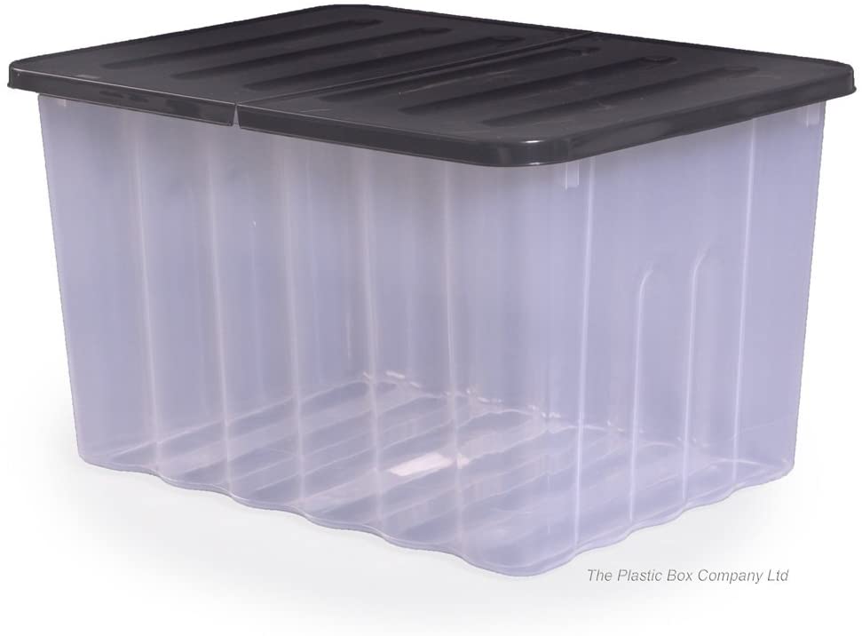 Strata 110lt Super Nova Large Plastic Storage Box and Lid (Pack of 2 ...