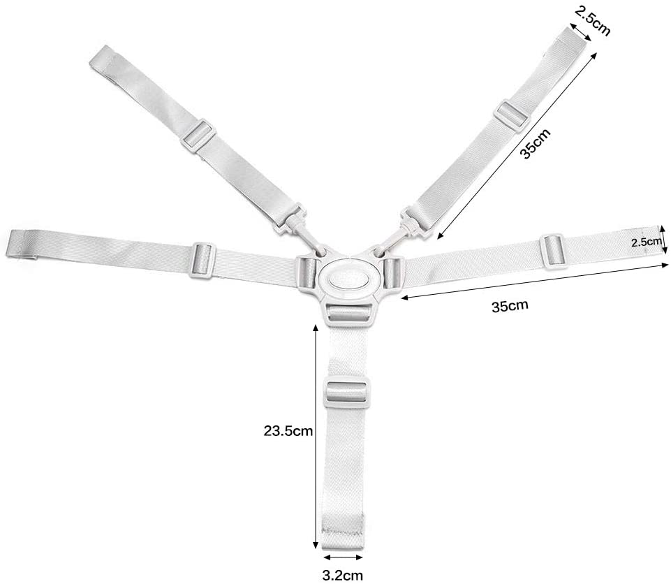 5 Point Harness Straps,Baby High Chair Straps,High Chair Harness,Baby ...