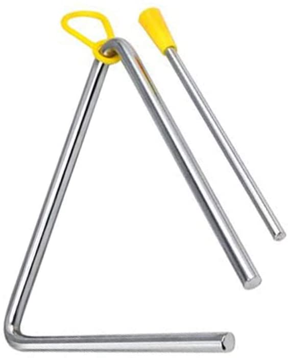 5″ Triangle Instrument With Beater,YMWALK Musical Triangle Beater ...