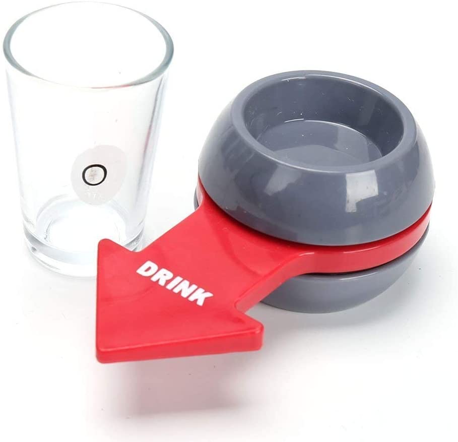BESTZY Spin The Shot with Shot Glass Spinner,Spin and Drinking Game ...