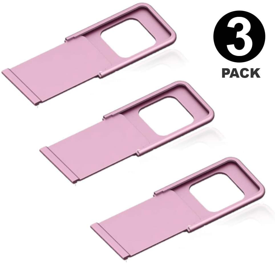 Safe Nomad Webcam Covers, 3 Pack, Rose Gold, Laptop Camera Privacy ...