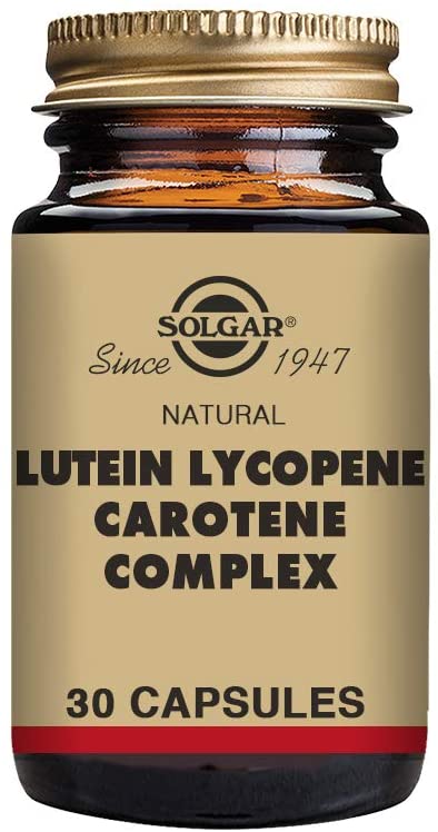 Solgar Lutein Lycopene Carotene Complex Vegetable Capsules – Pack of 30 ...