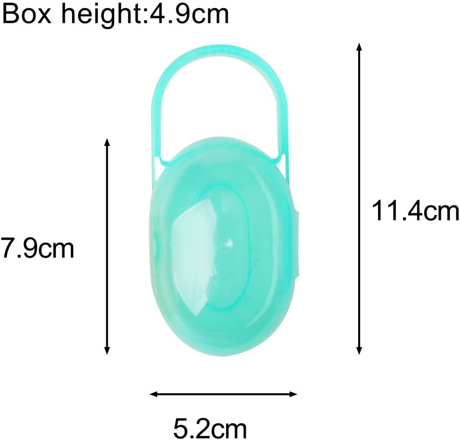 Knya 3 Pack Baby Dummy Case, Pacifier Holder Box Nipple Soother pod ...