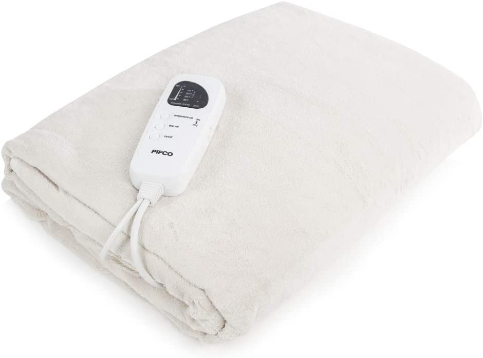 PIFCO PE151 Heated Bed Throw, Built-in Controller with 8-Hour Timer ...