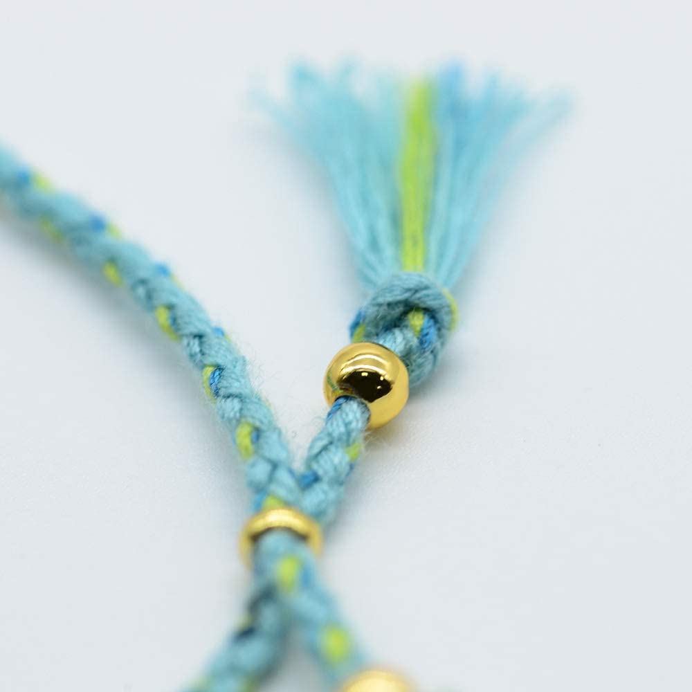 VU100 6PCS Handmade Braided Friendship Bracelets for Women Girls Woven ...