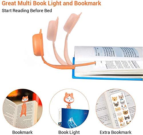 Book Light for Reading in Bed at Night, Fun Kids Clip on LED Booklight ...