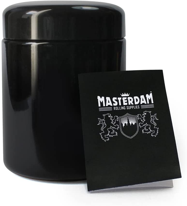 Masterdam Jars Tall StashShield UV Glass Containers (500ml X-Large ...