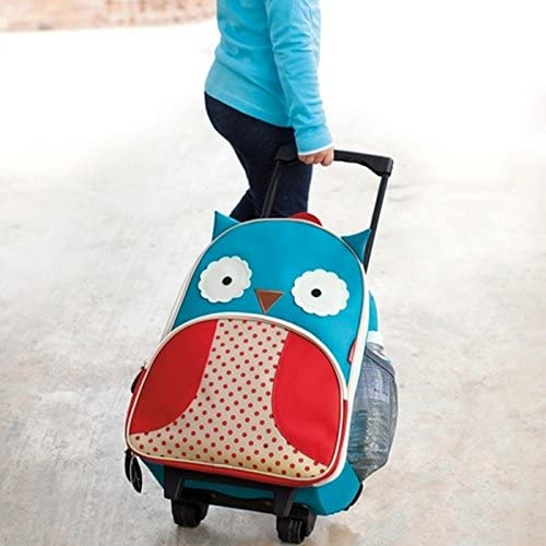 Skip Hop Zoo Luggage/Travel trolley for Children(with name tag), Owl ...