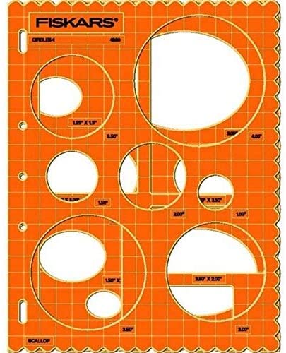 Fiskars Shape TemPlate Basic Shapes (x3), Three different temPlate ...
