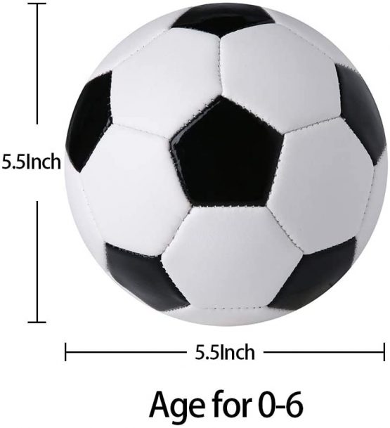 YANYODO Mini Football for Kids/Toddlers/Children Lightweight Indoor ...