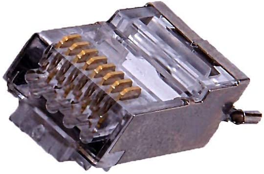 RJ45 Shielded pass through Connector with Boot (50pcs each) – 23AWG ...