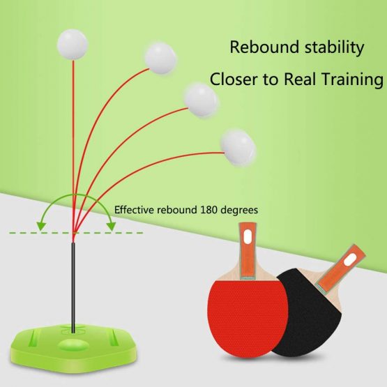 VICV2RO 14 Pcs Table Tennis Trainer Set, Elastic Soft Sucked Type Sport ...