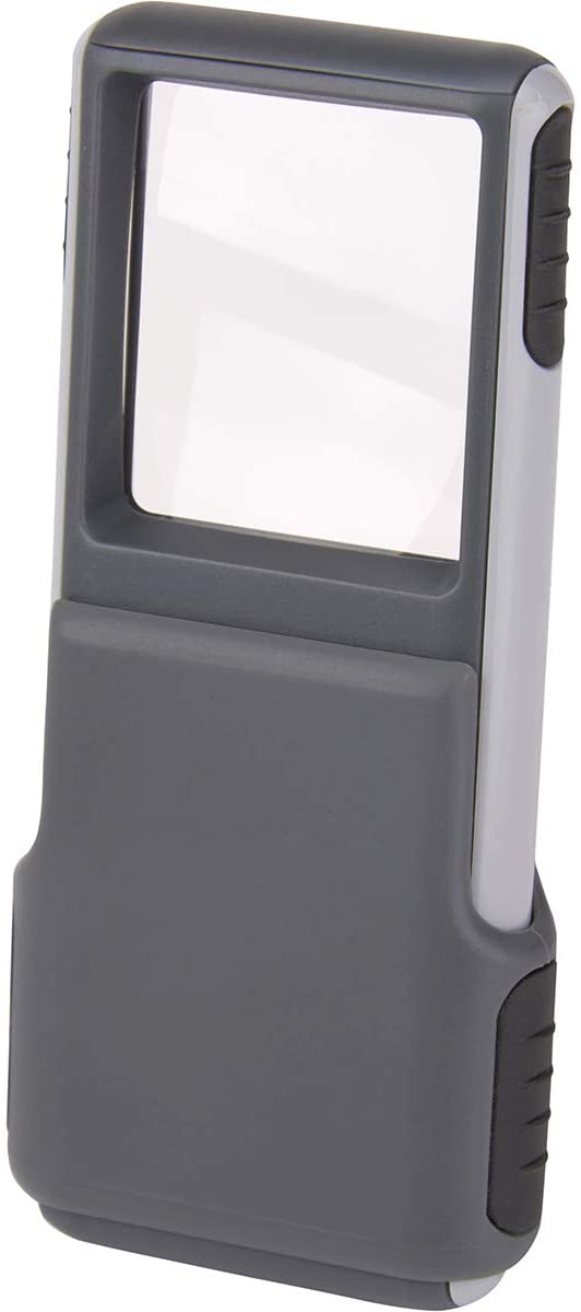 Carson PO-25 MiniBrite LED Lighted Pocket 3x Magnifier with Built-in ...