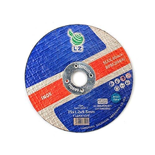 Cutting Discs Metal 75mm x 1mm x 9.5mm(3″)– Set of 25, Air tool ...