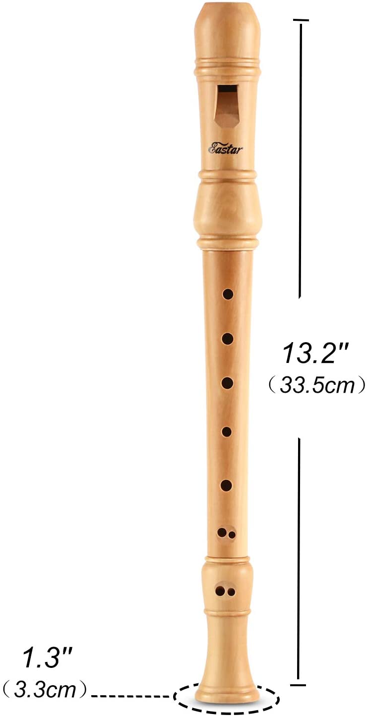 Eastar ERS-31BM Descant Recorder Wooden Recorder Baroque Style Soprano ...