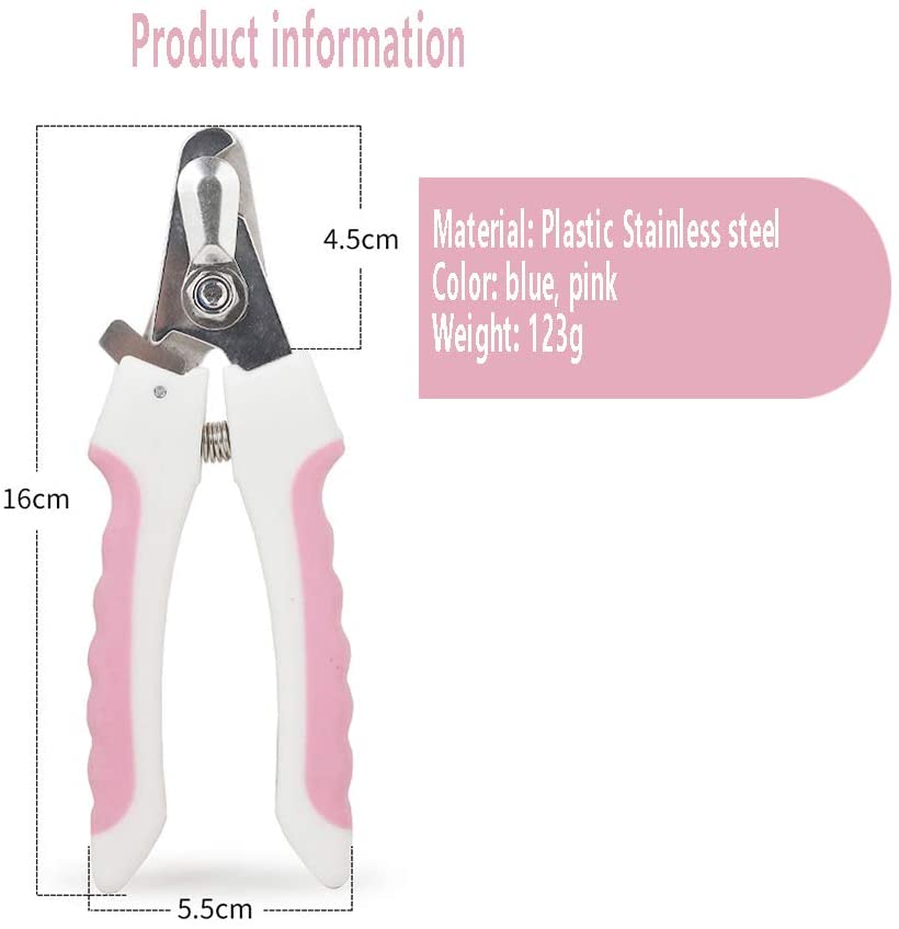 DXIA Dog and Cat Claw and Nail Clipper, Pet Nail Trimmers for Small ...