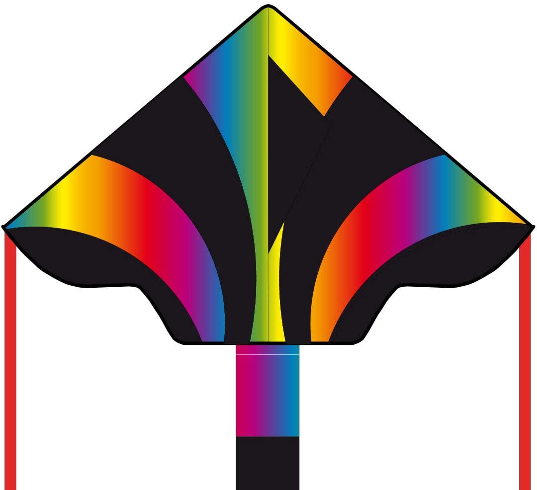HQ Kites 102148 120 cm Simple Flyer Radiant Rainbow Children’s Kite ...