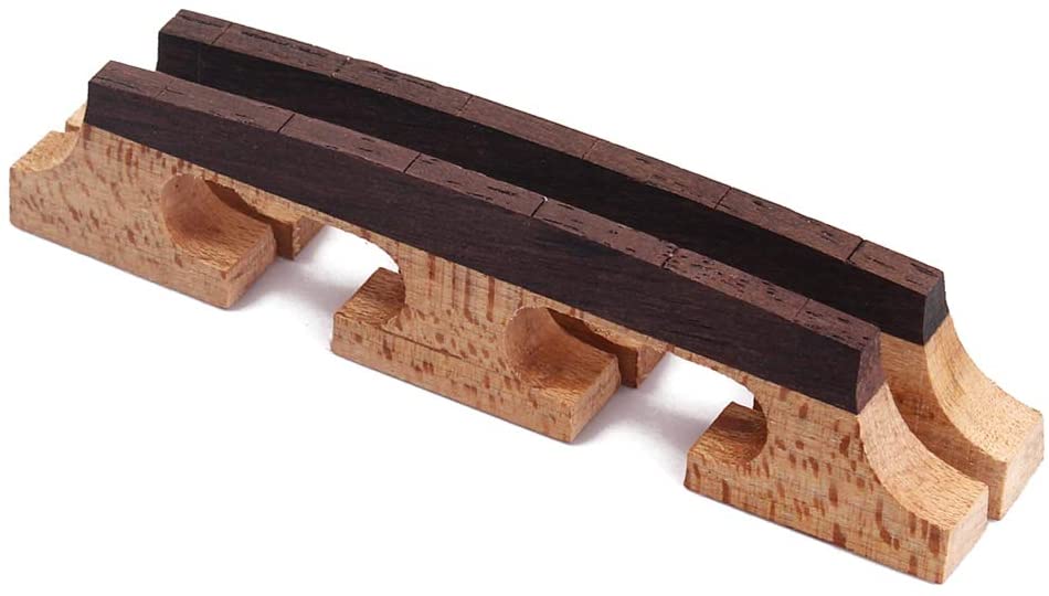 HEALLILY 2 Piece Banjo Bridge for 6 Strings for Guitar Banjo ...