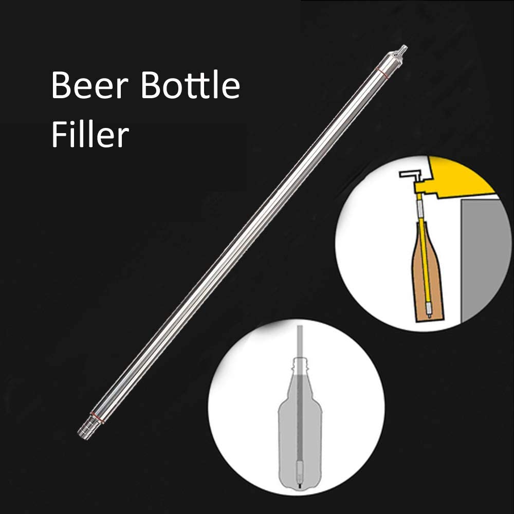 Beer Bottle Filler,ProMaker Stainless Steel Wine Beer Bottling 13.7 ...