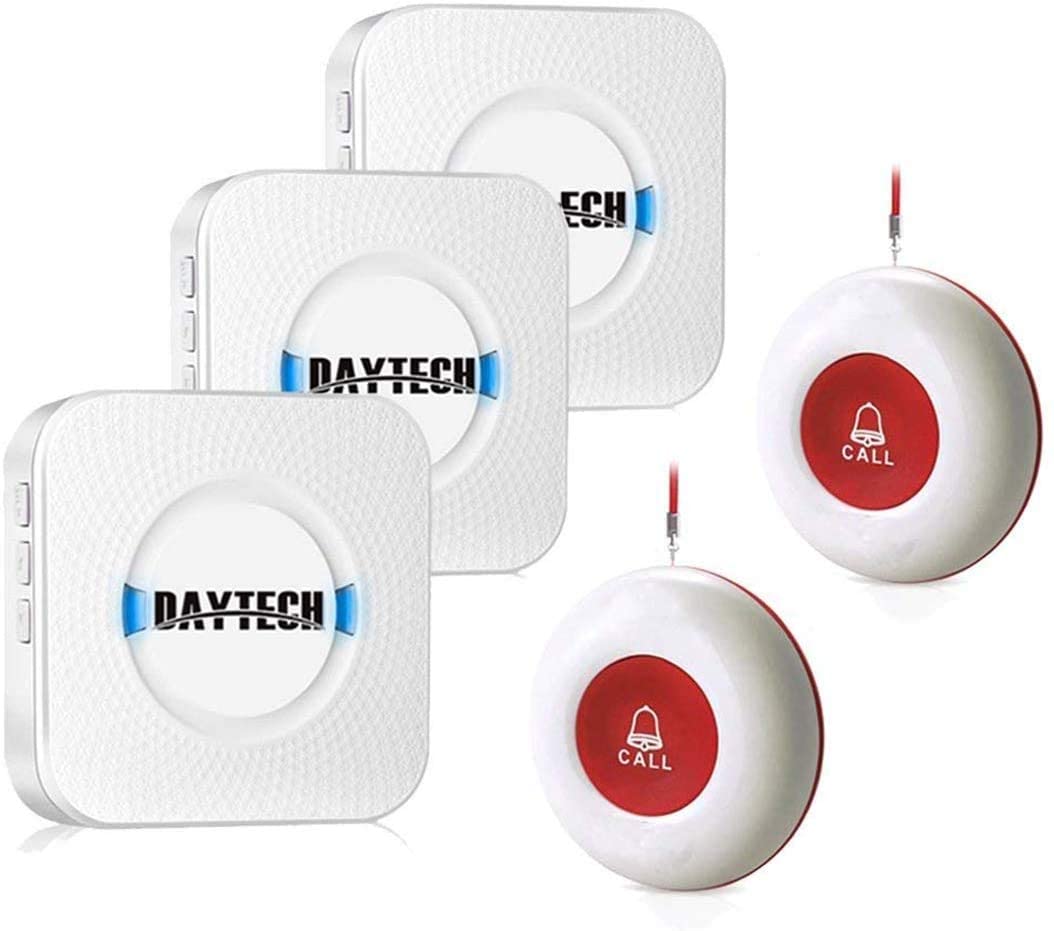 Daytech Wireless Emergency Call Button Caregiver Calling System Patient ...