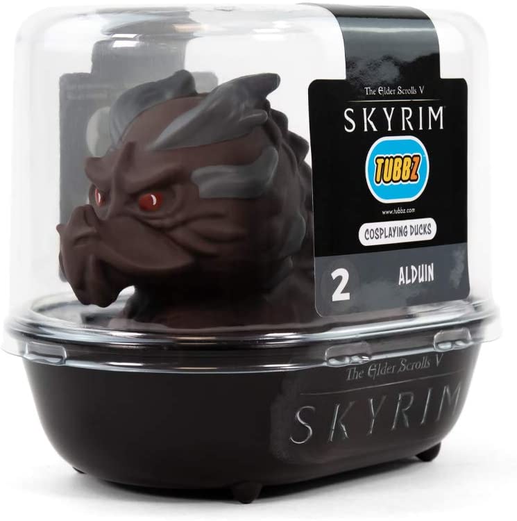 TUBBZ Alduin Duck Figurine – Official Skyrim Merchandise – Unique ...