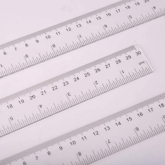 upain Rulers 30cm Multipack Shatterproof Plastic 12 Inch Transparent ...