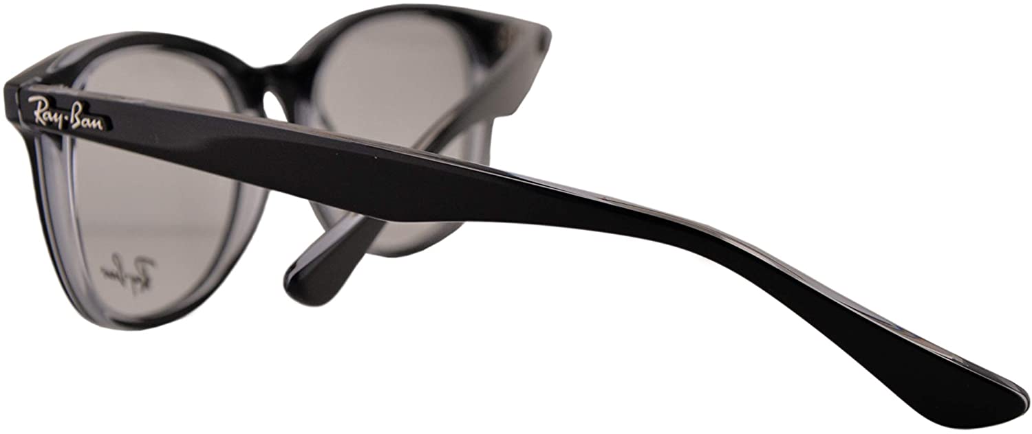 Ray-Ban RB 5356 Eyeglasses 52-19-145 Black Transparent w/Demo Clear ...