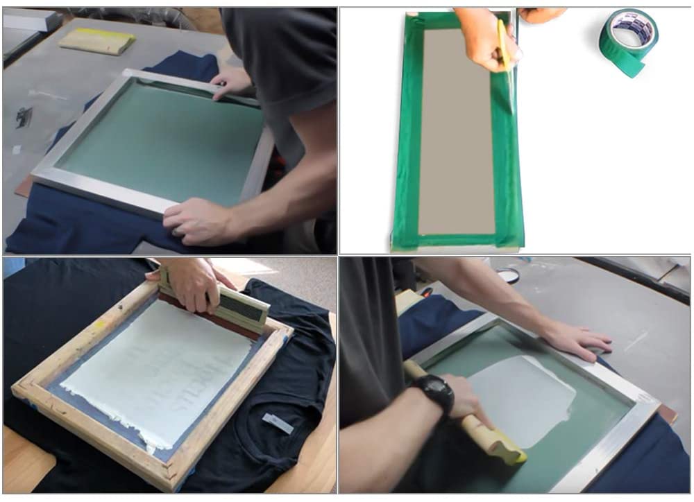 Screen Printing, Silk Screen Kit a Set of 68, Durable and Safe Screen ...