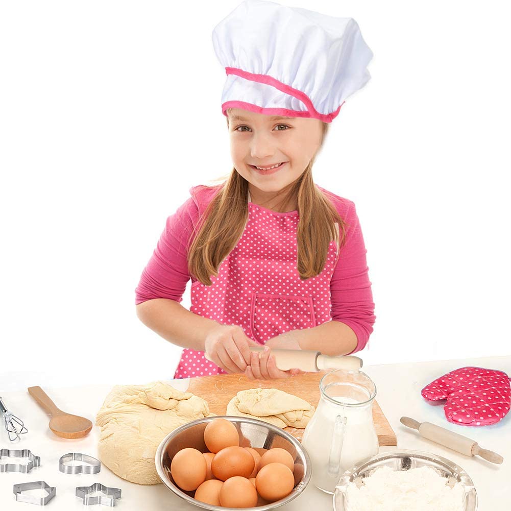 XMyth Kids Chef Set, Toddler Children Cooking Role Play Kids Cook ...